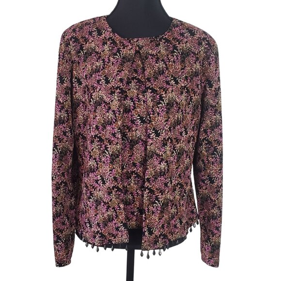 Metaphor | Tops | Metaphor 9s Womens Floral Beaded Top Set Size M ...